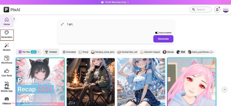 Quick Start - PixAI
