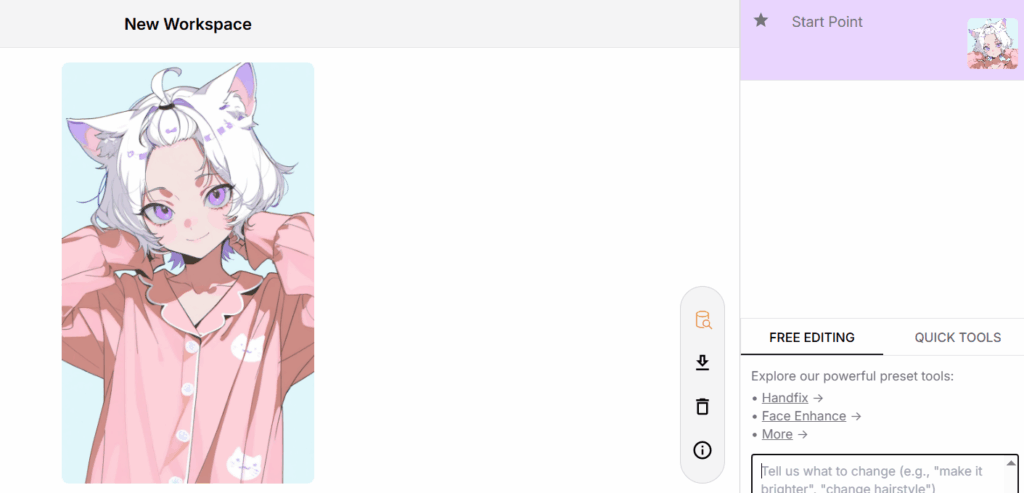 Chat Editing: Image Editing With Natural Language Commands - PixAI
