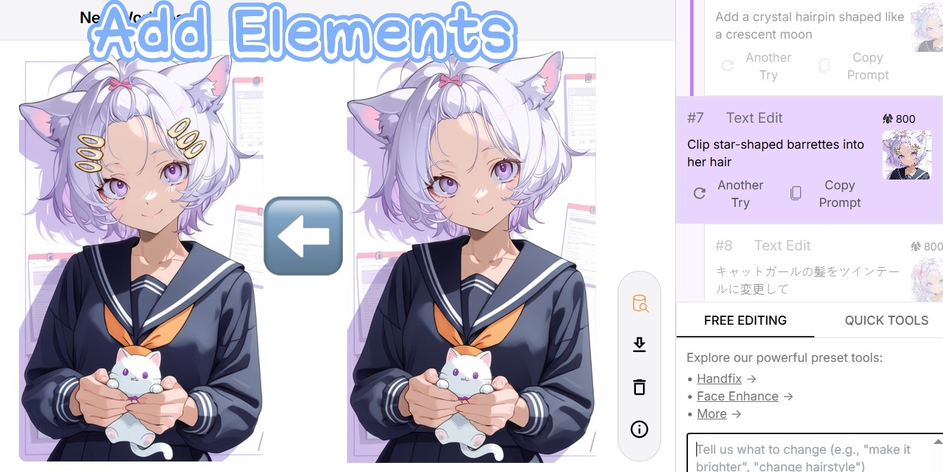 Chat Editing: Image Editing With Natural Language Commands - PixAI